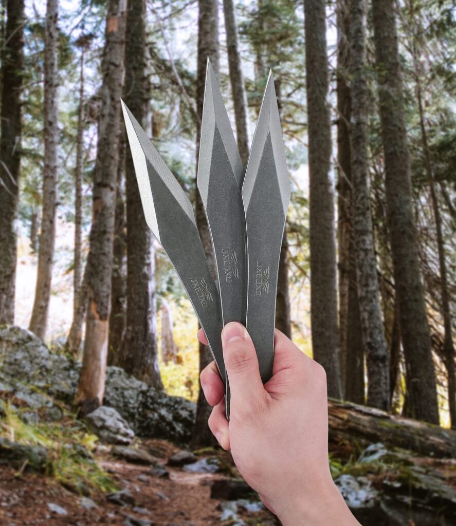 JXE JXO The Thunder: Throwing Spikes Thickness Up to 0.275″, 10.2″ Stainless Steel No Spin ...